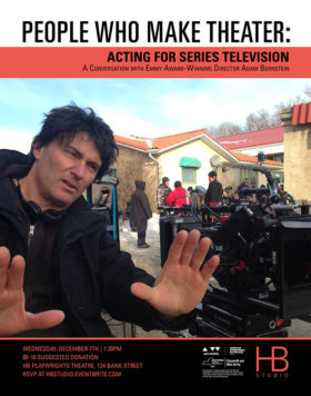 People Who Make Theater - ACTING FOR SERIES TELEVISION with Adam ...